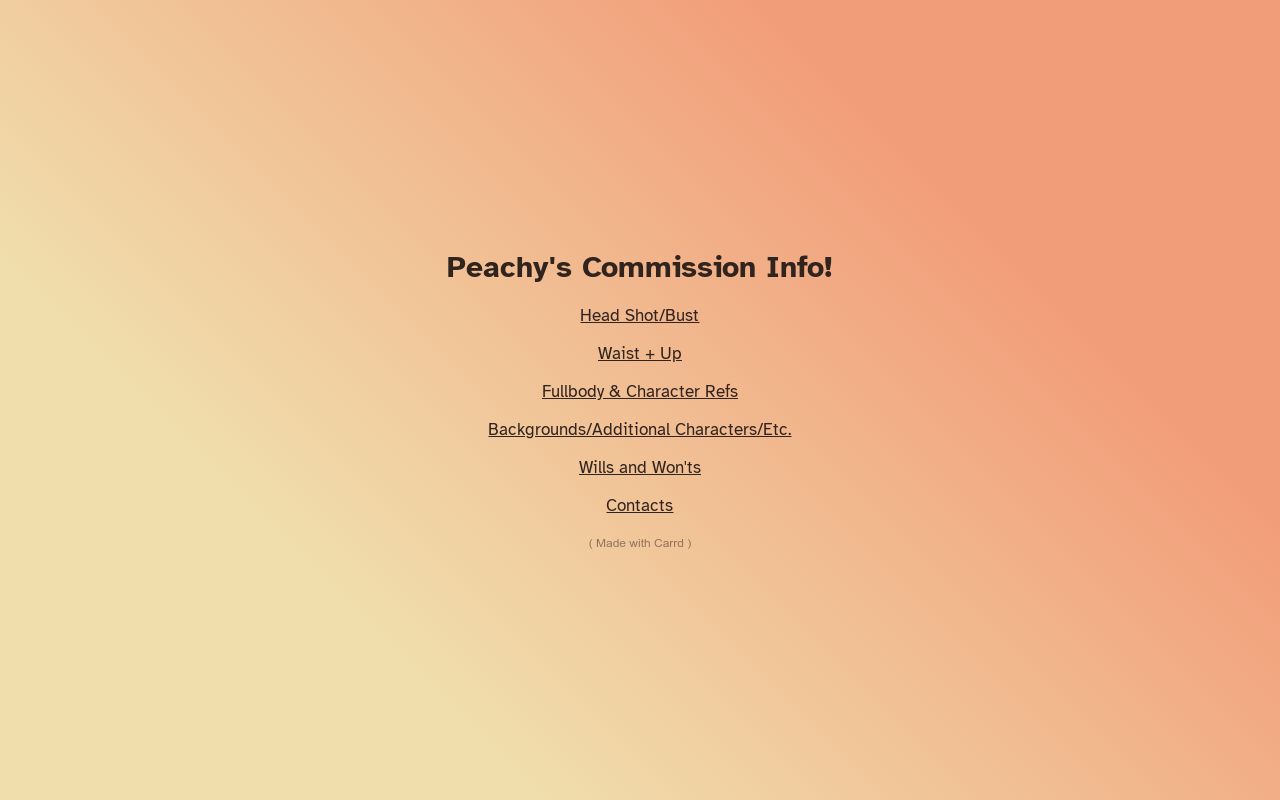 PeachFuzz Commissions